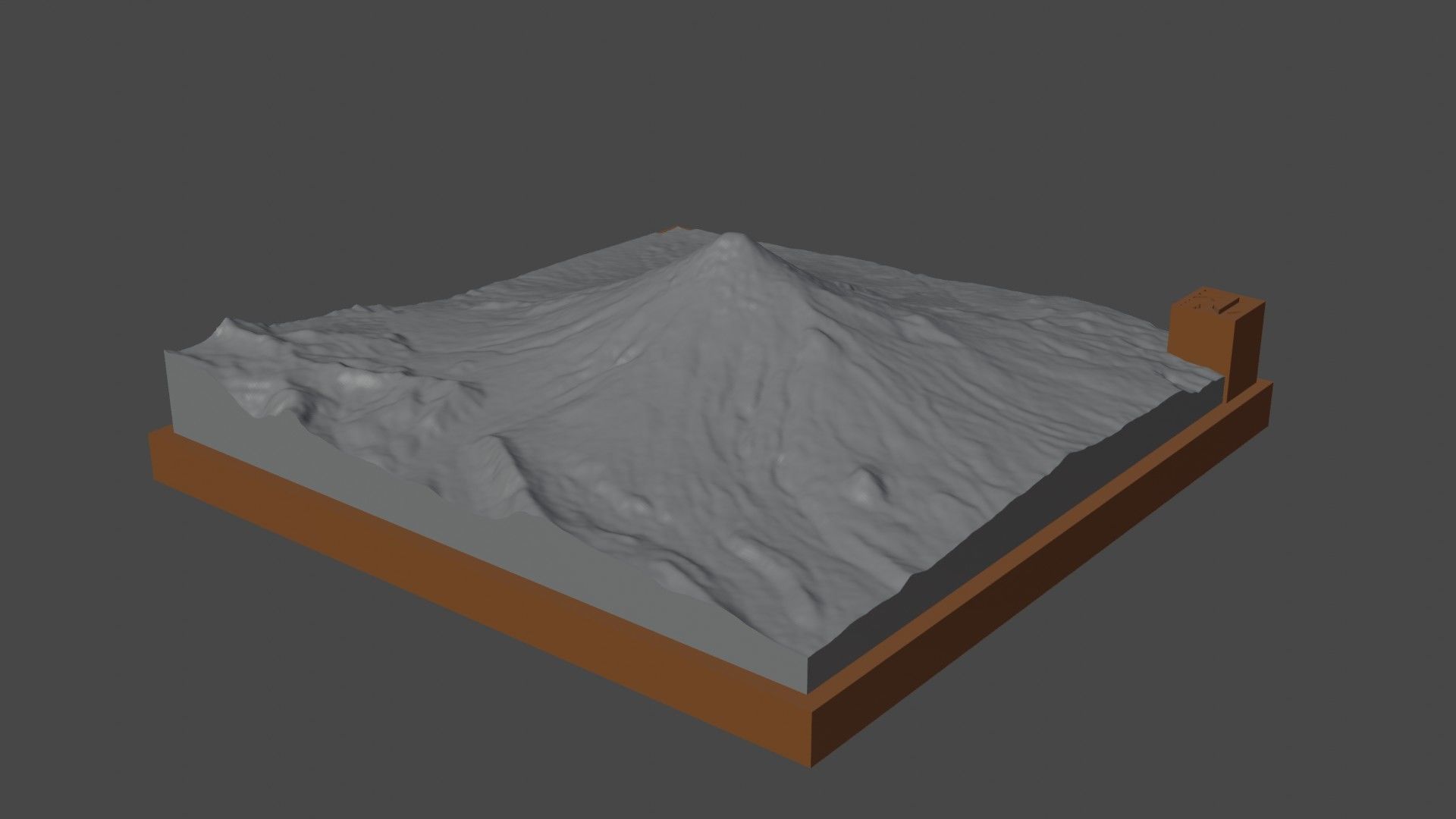 Volcan Osorno 3D model 3D printable | CGTrader