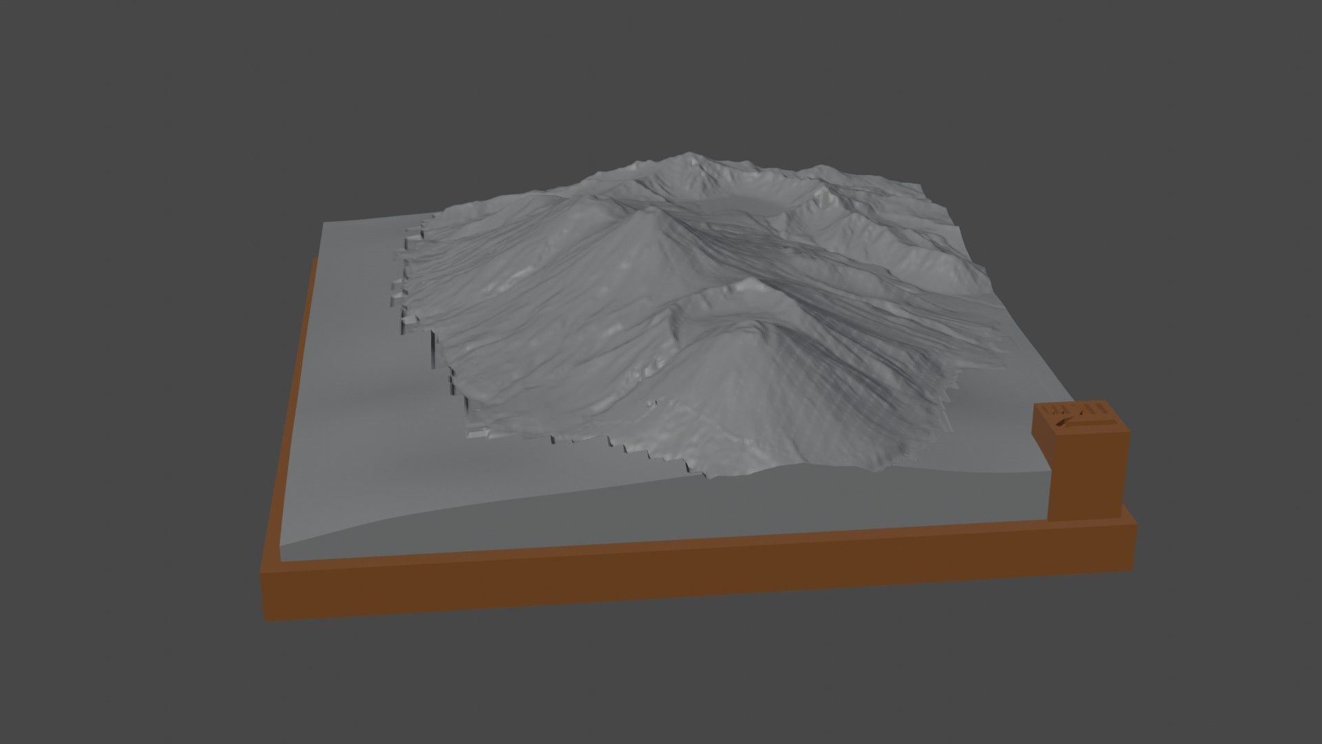 Tanaga Volcano 3D model 3D printable | CGTrader