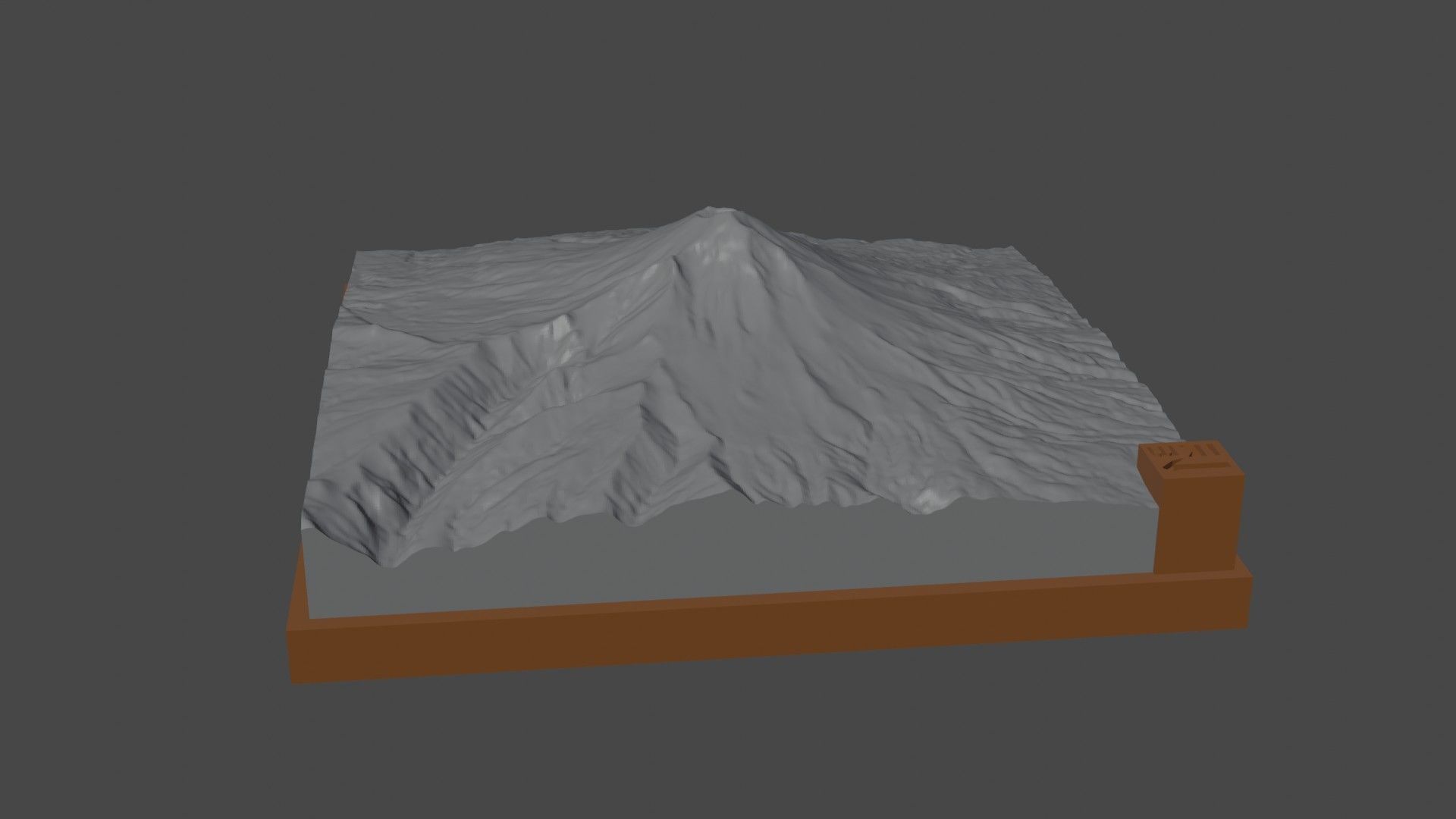 Volcan Popocatepetl 3D model 3D printable | CGTrader