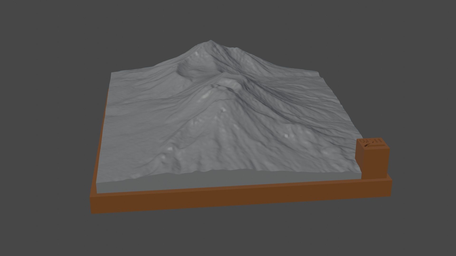 Volcan San Pedro 3D model 3D printable | CGTrader