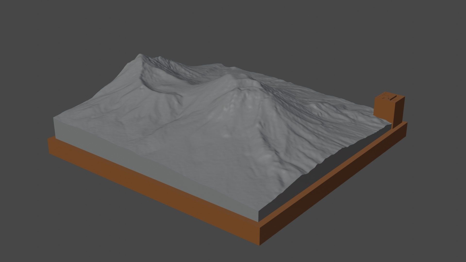 Volcan San Pedro 3D model 3D printable | CGTrader