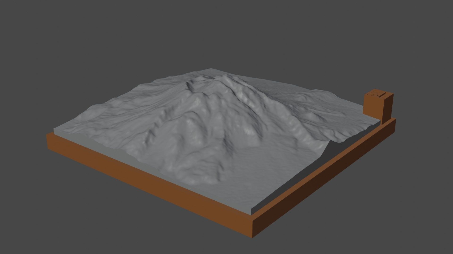 Volcan Socompa 3D model 3D printable | CGTrader