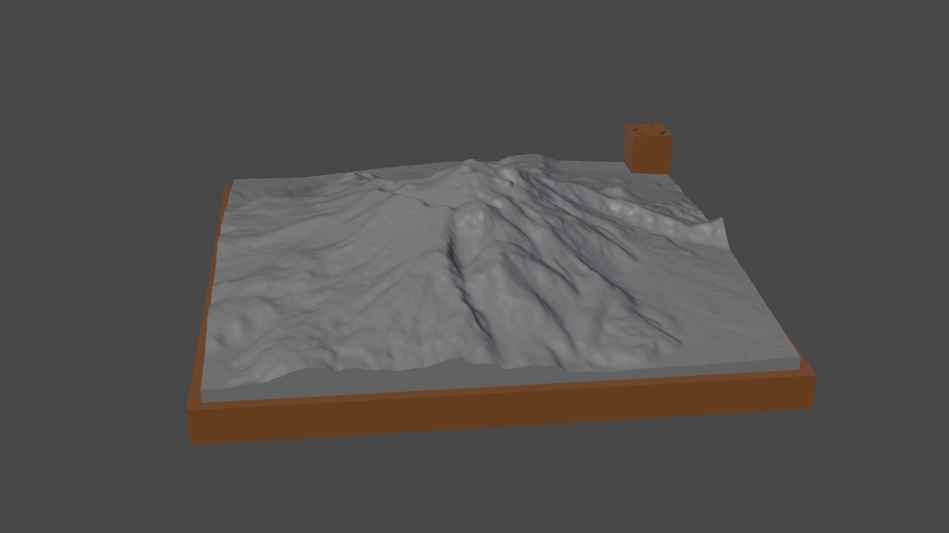 Volcan Socompa 3D model 3D printable | CGTrader