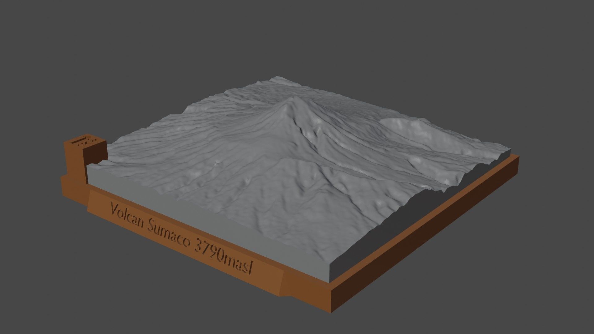Volcan Sumaco 3D model 3D printable | CGTrader