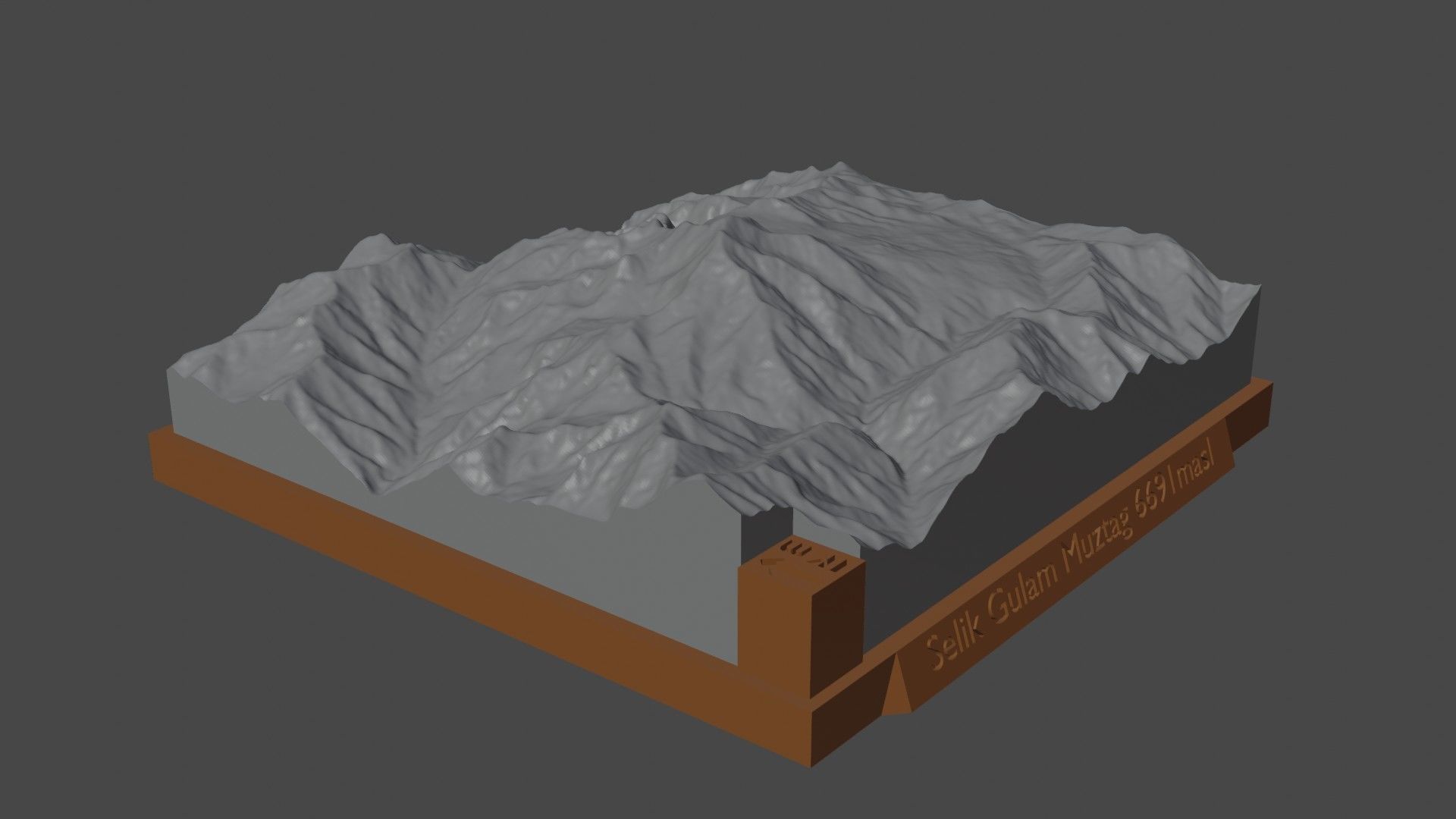 Selik Gulam Muztag 3D model 3D printable | CGTrader