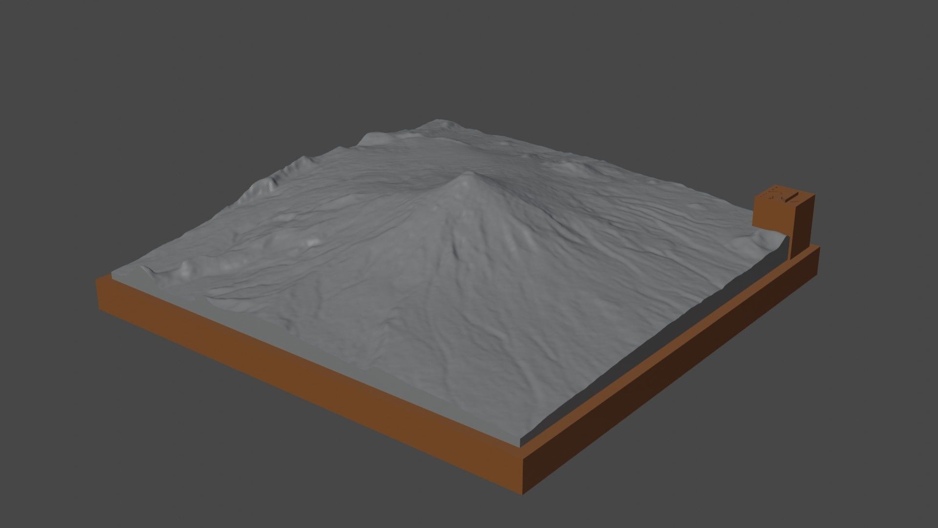 Volcan Villarrica 3D model 3D printable | CGTrader