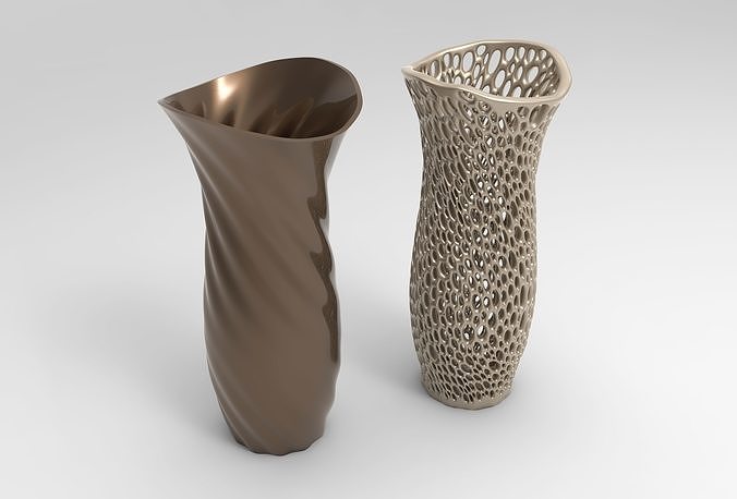 Vase Voronoi 94 3D model 3D printable | CGTrader