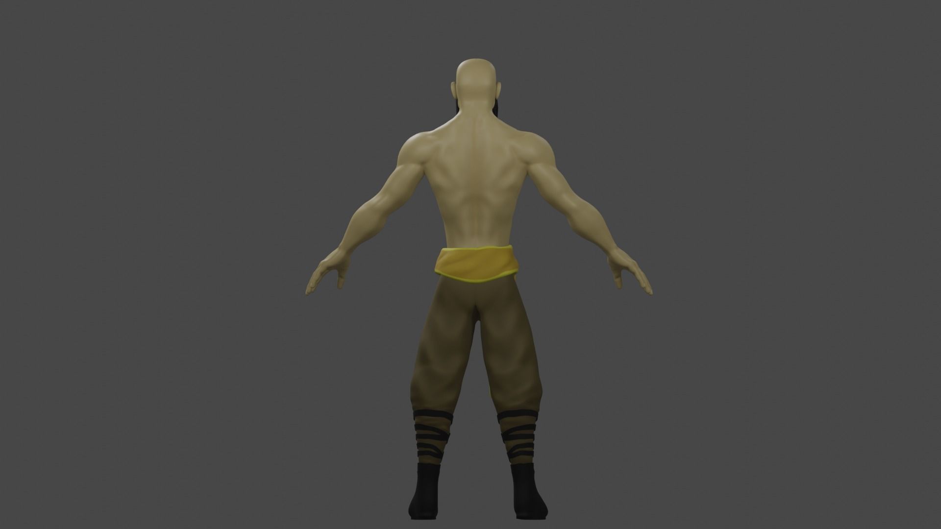 3D model Fighting Monk VR / AR / low-poly | CGTrader