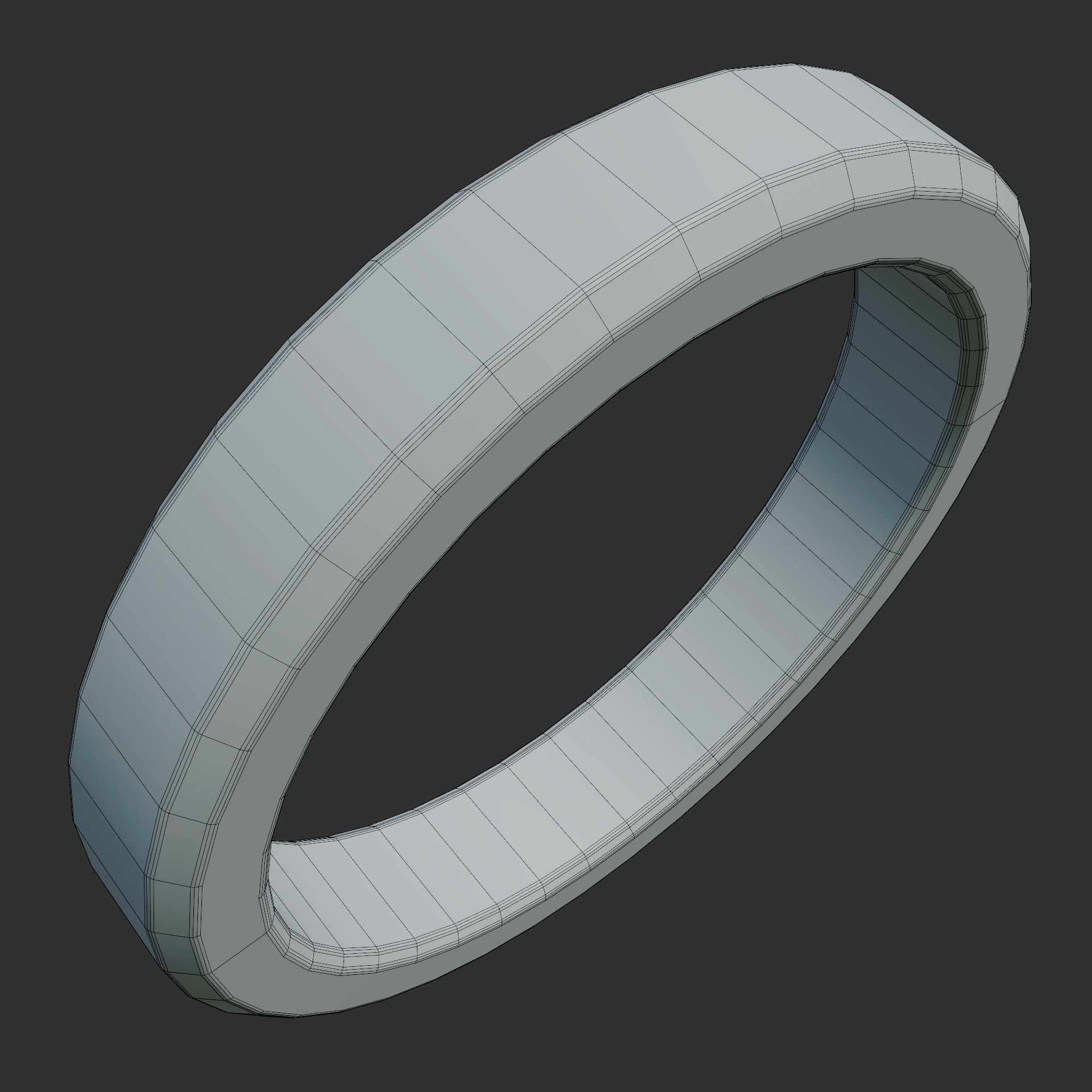 3D model Minimalistic Ring 3D model VR / AR / low-poly | CGTrader