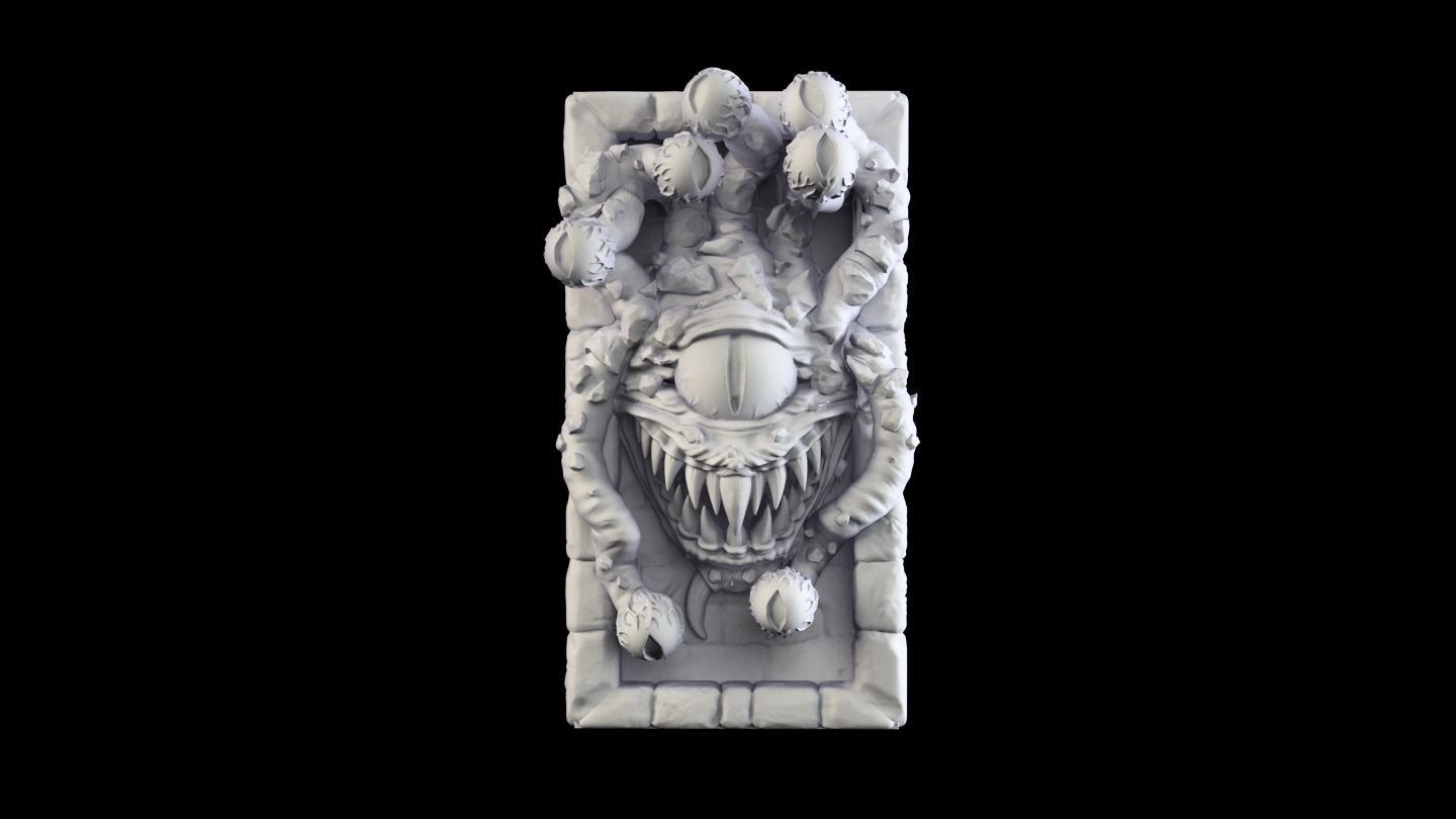 Floating eye monster Booknook 3D model 3D printable | CGTrader