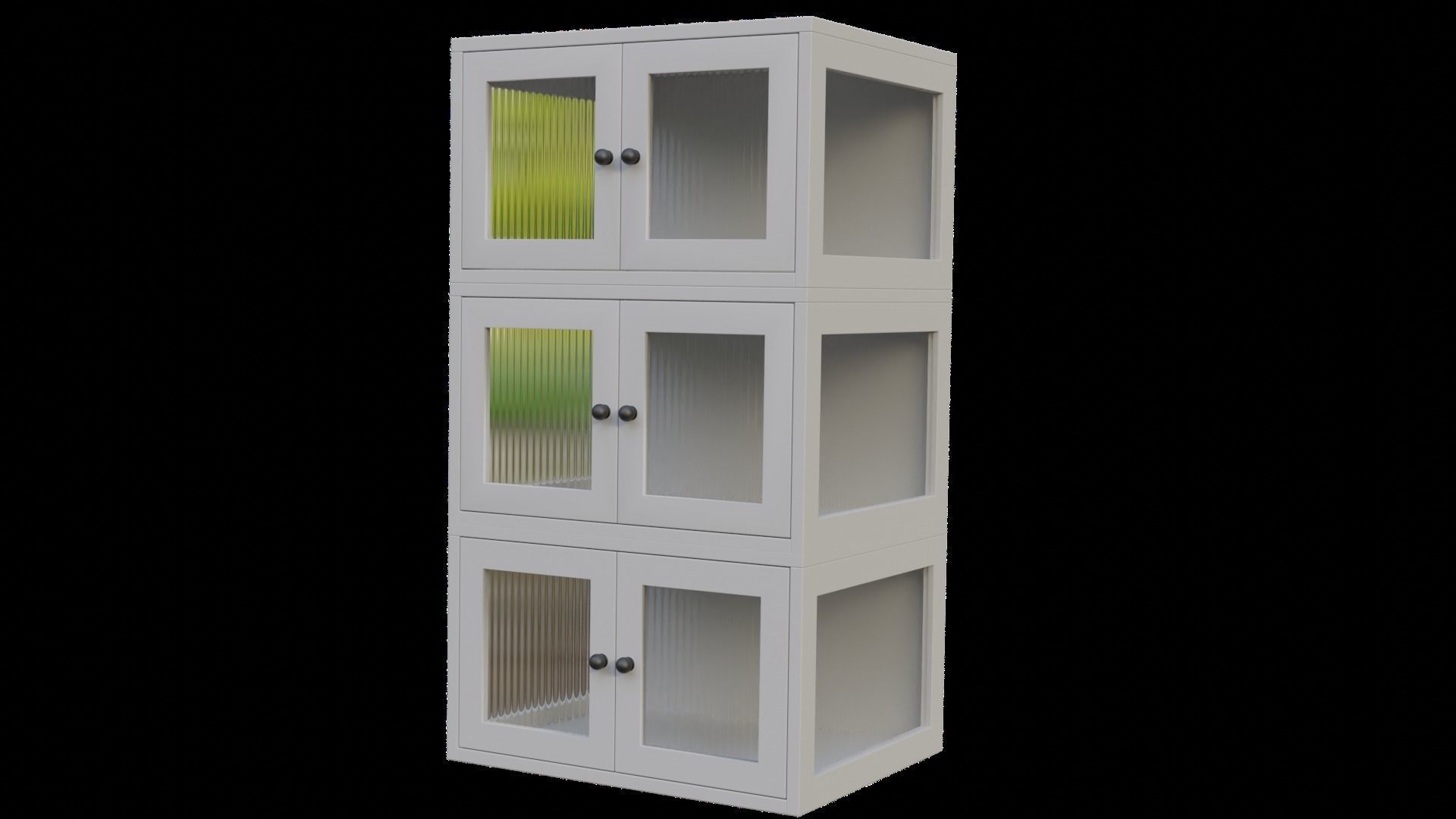 Shoe cabinet-Glass lockers 3D model | CGTrader