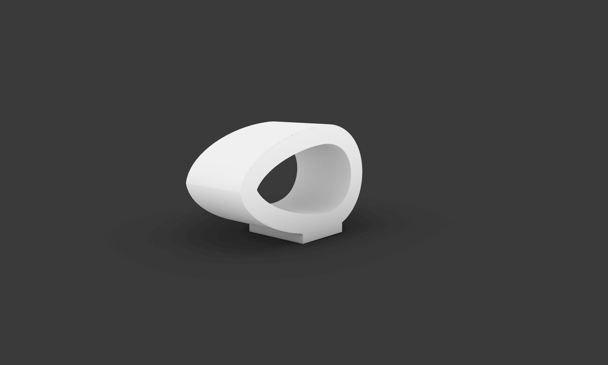 Bench ring free 3D model | CGTrader