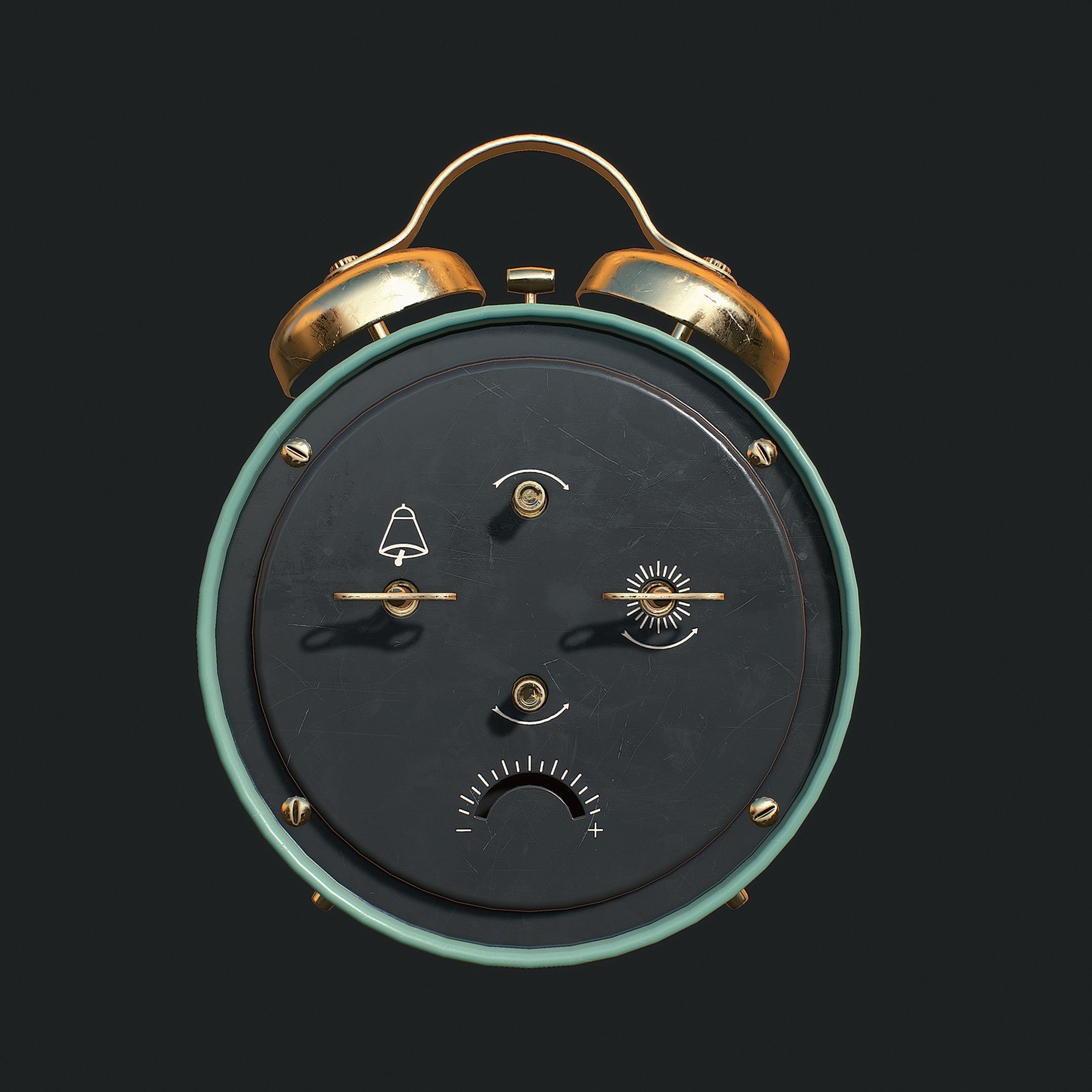 3D model Alarm Clock Low-poly 3D model VR / AR / low-poly | CGTrader