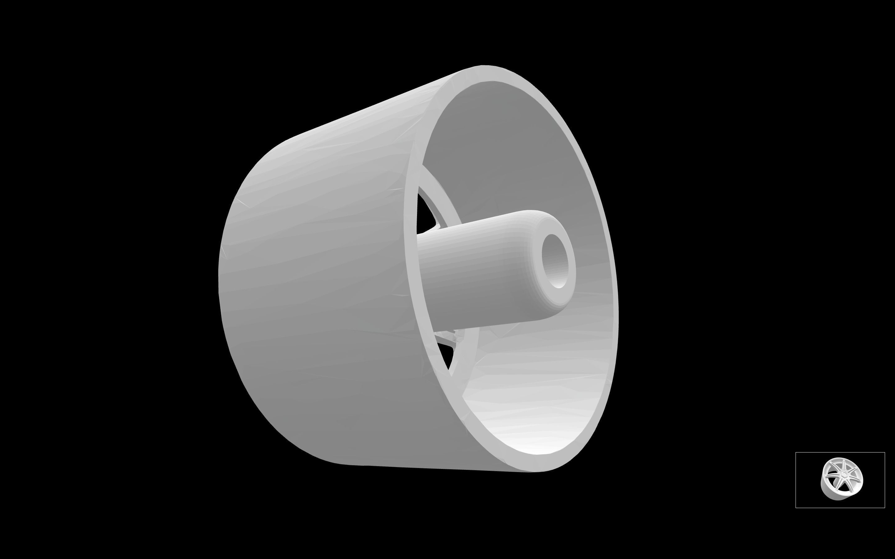 Axis Se7en scalable and printable rims 3D model 3D printable | CGTrader