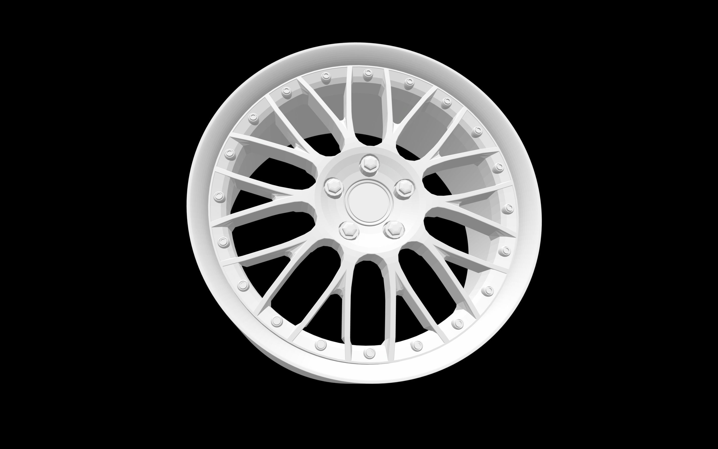 BBS Speedline scalable and printable rims 3D model 3D printable | CGTrader