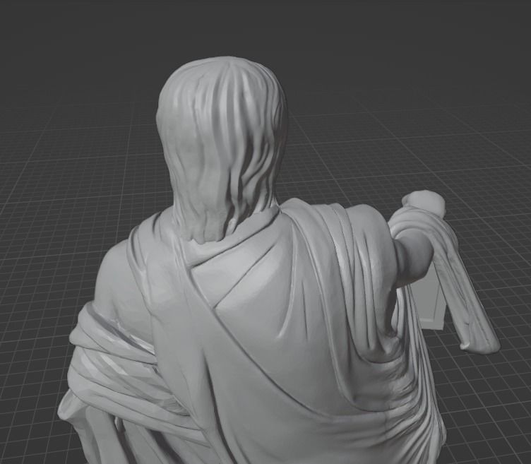 Diogenes statue 3D model 3D printable | CGTrader