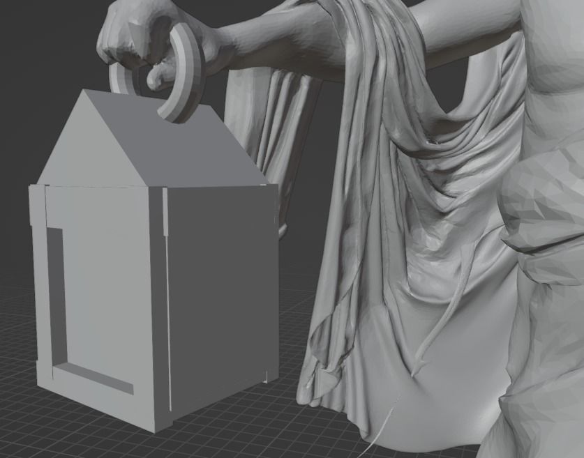 Diogenes statue 3D model 3D printable | CGTrader
