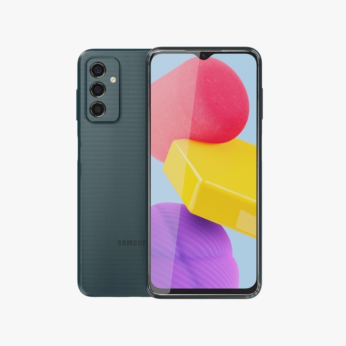 3D model Samsung Galaxy M13 Deep Green VR / AR / low-poly | CGTrader
