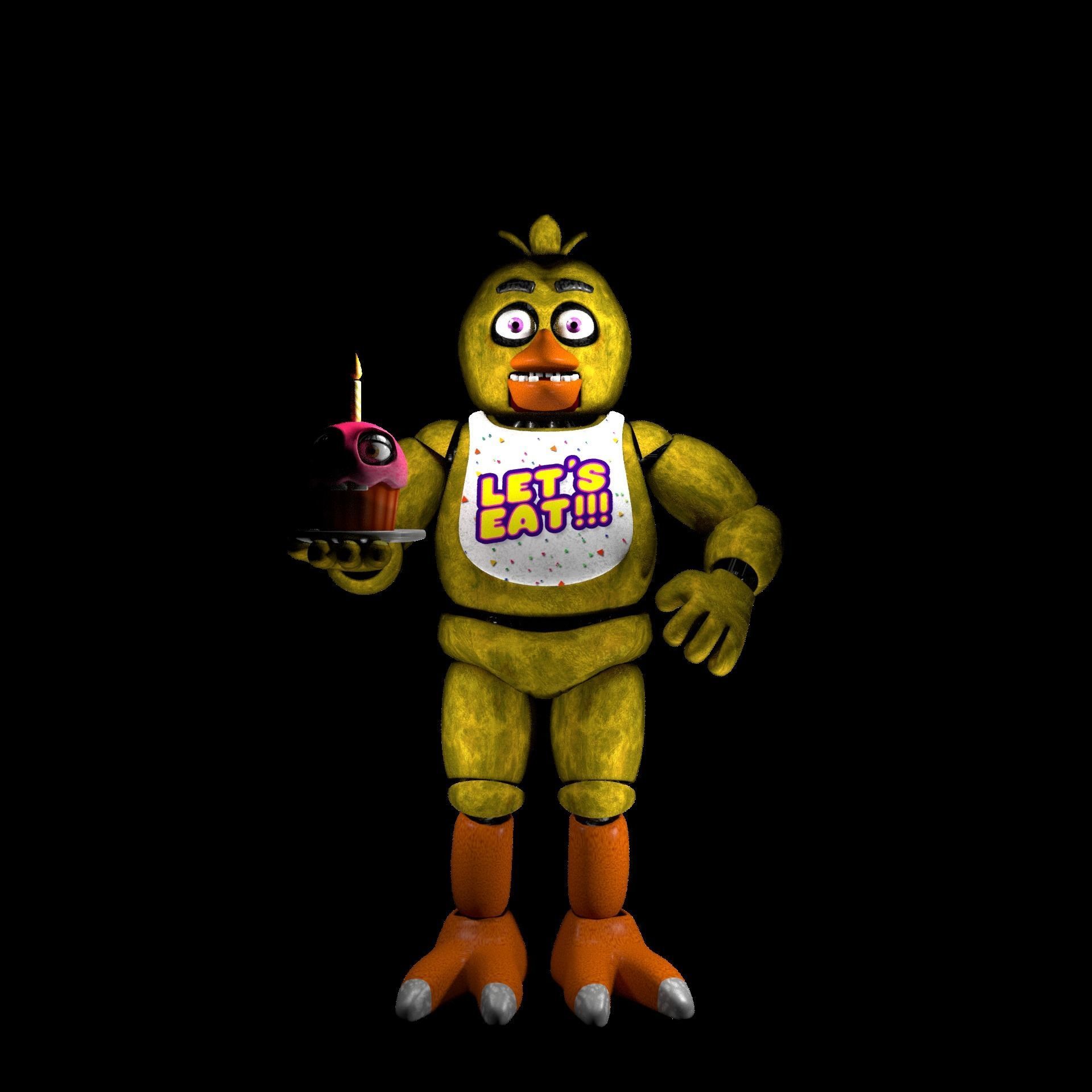 3D model Chica The Chicken - FNAF VR / AR / low-poly | CGTrader