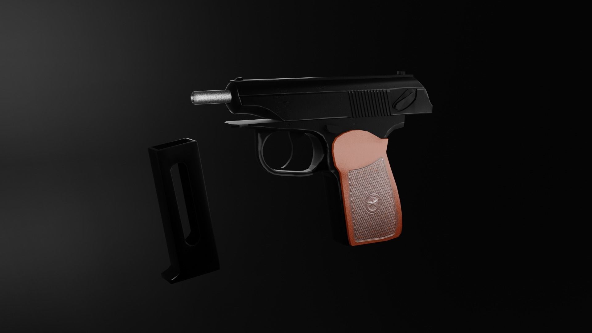 3D model PM pistol VR / AR / low-poly | CGTrader