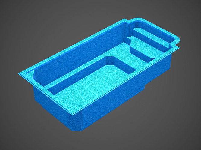 Atlantis swimming pool 3D model | CGTrader