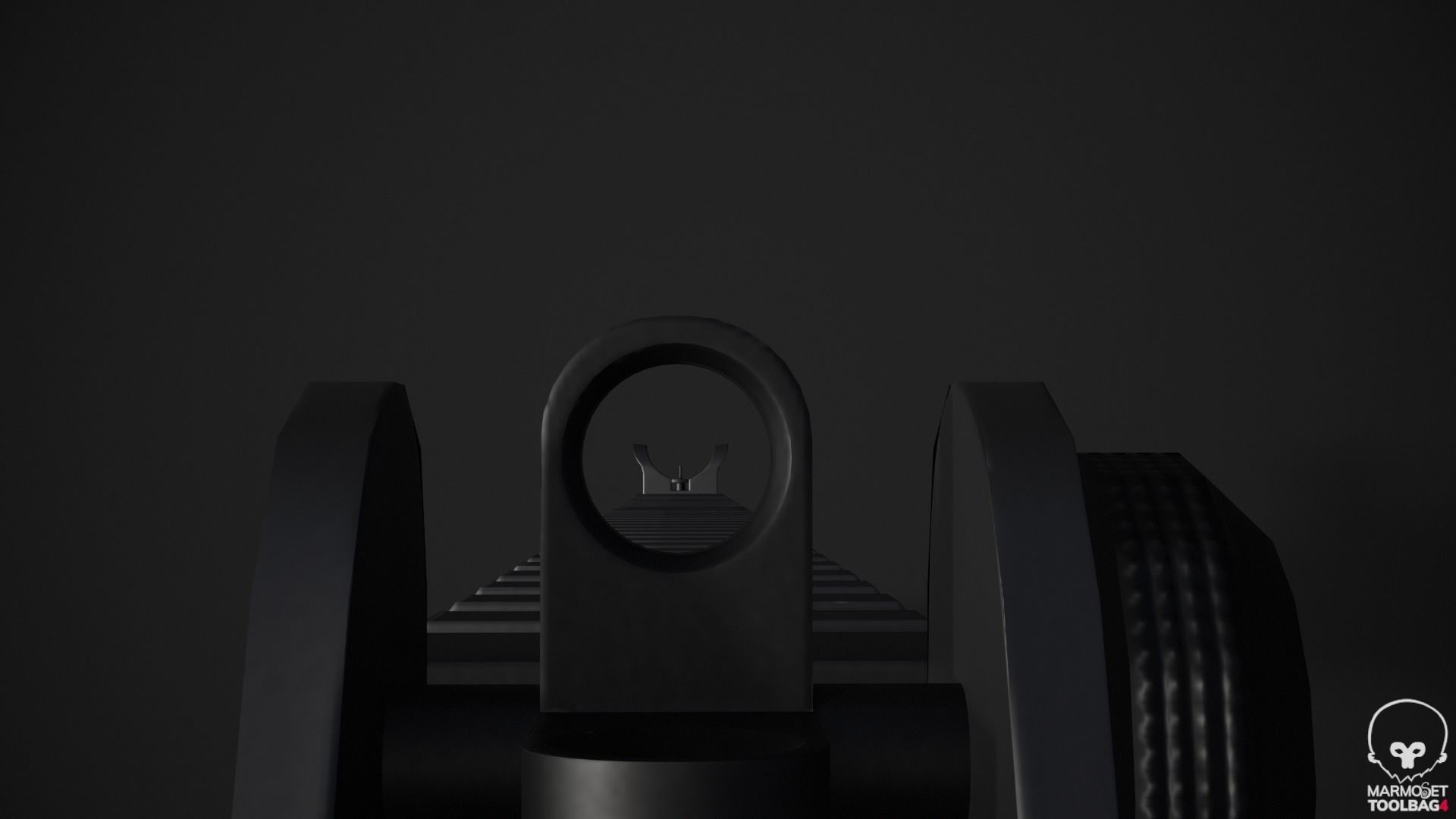 3D model SA58 OSW Para Game-Ready PBR Model VR / AR / low-poly | CGTrader