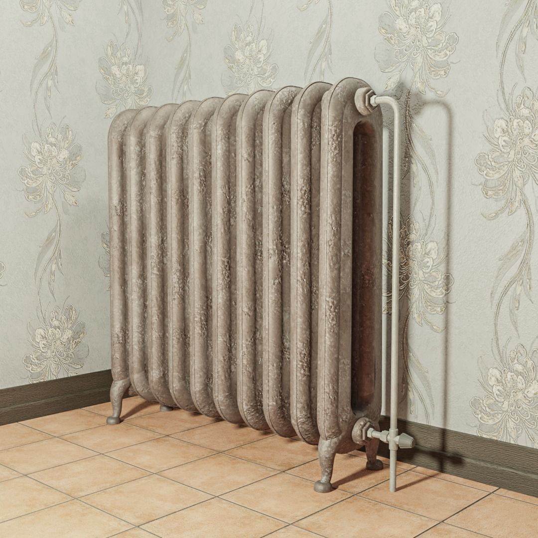 Old Vintage Radiator free 3D model | CGTrader