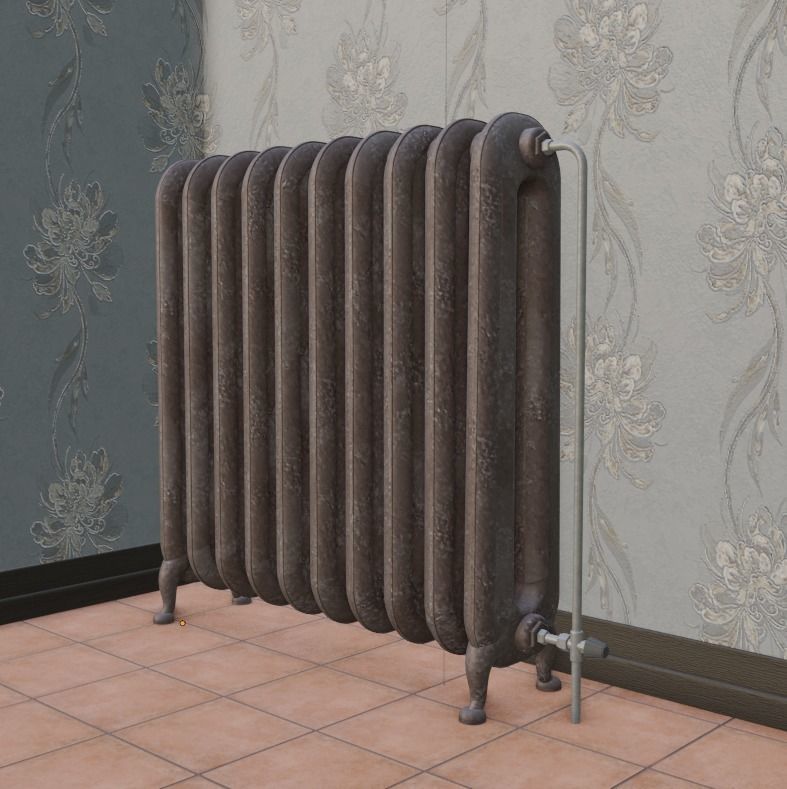 Old Vintage Radiator free 3D model | CGTrader