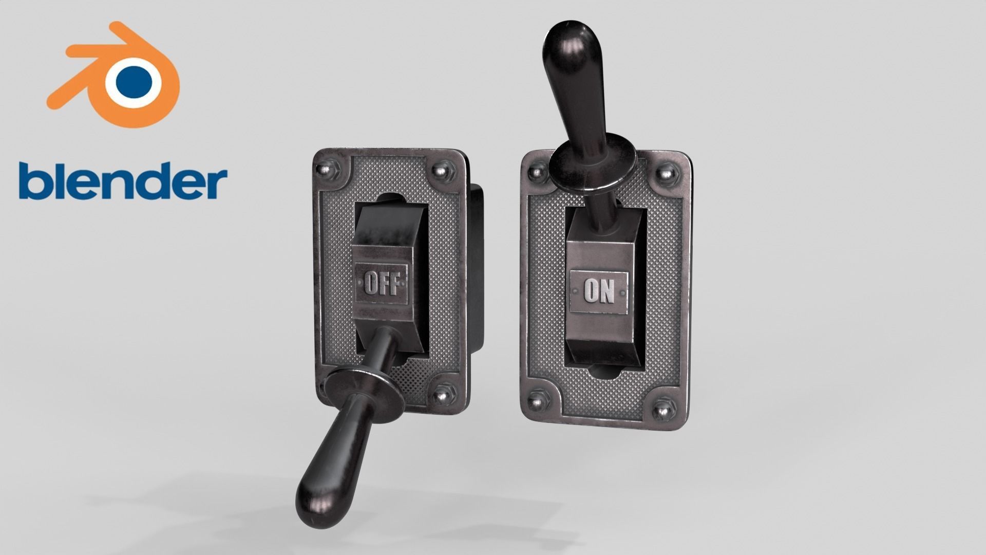 3D model Industrial Power Switch VR / AR / low-poly | CGTrader