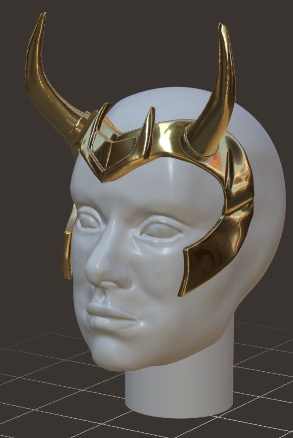 Loki Horns 3D model 3D printable | CGTrader