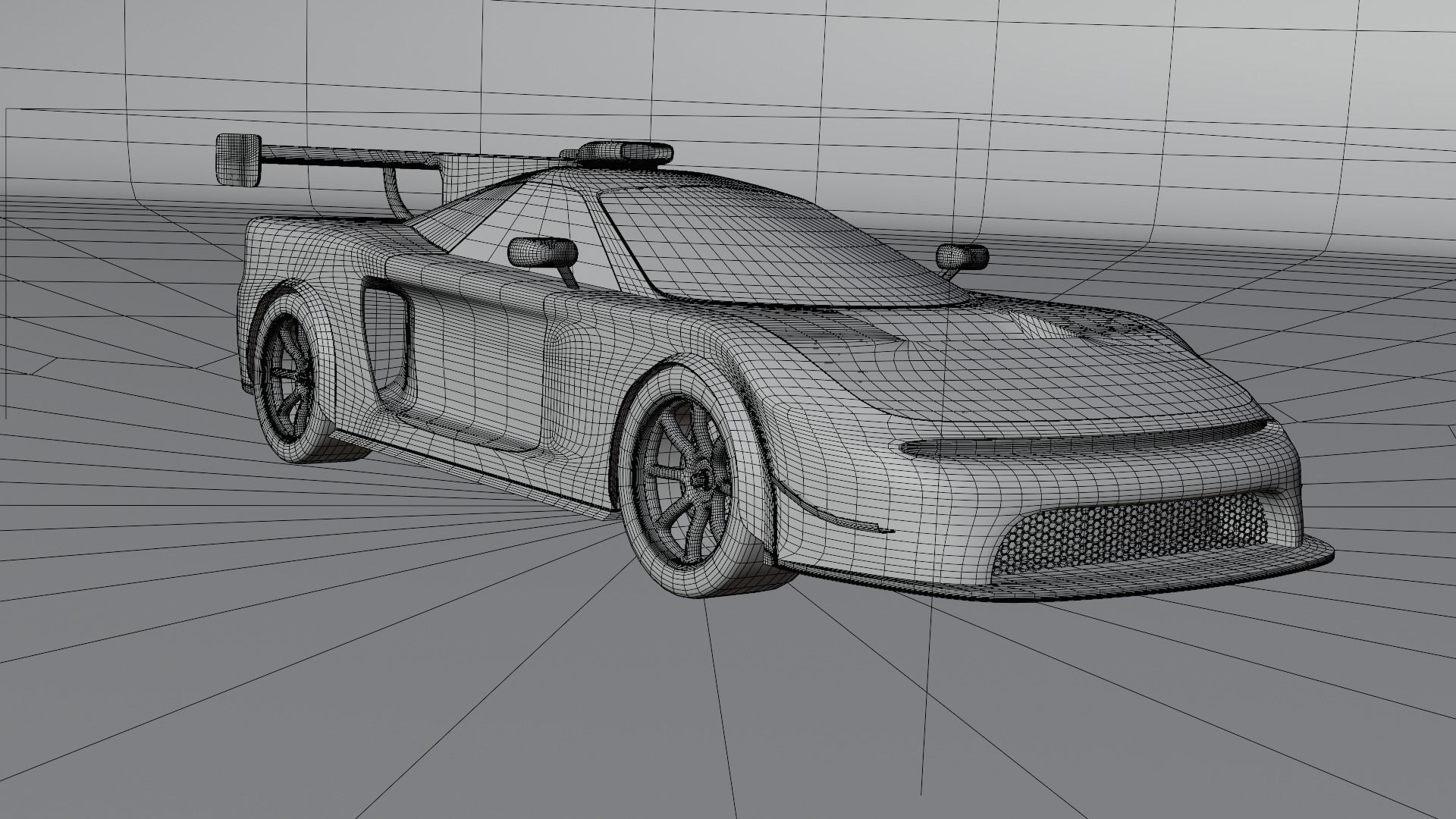Classic Hypercar Project 1 3D model | CGTrader