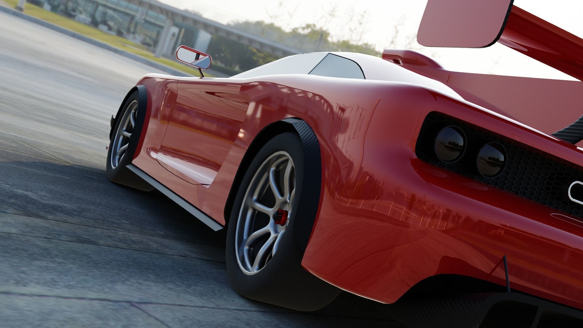 Classic Hypercar Project 1 3D model | CGTrader