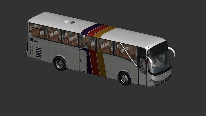 Japanese Travel Bus with textured FBX and unity package 3D model | CGTrader