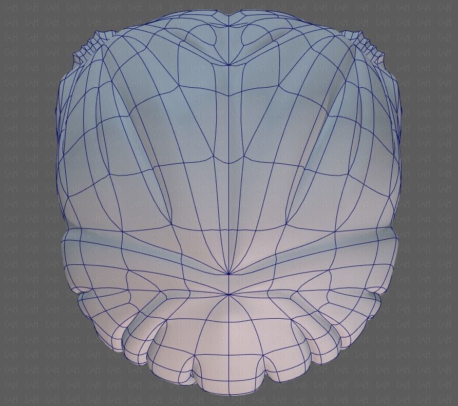 3D model Base Hair for girl V09 VR / AR / low-poly | CGTrader