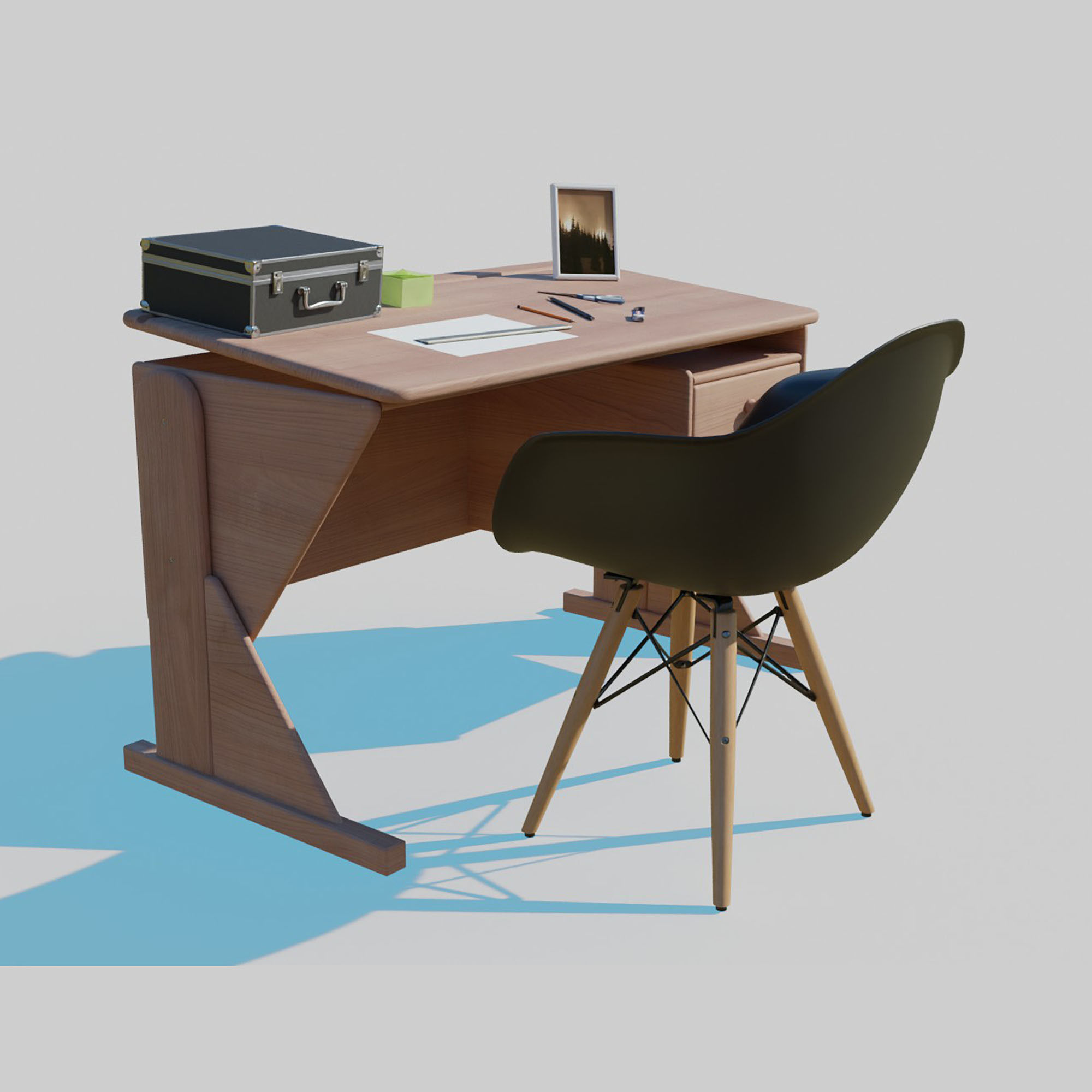 Drawing Workplace 3D model | CGTrader