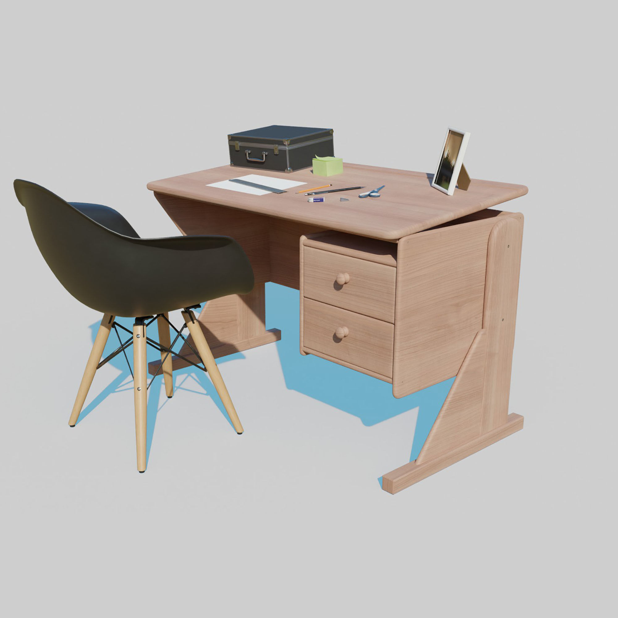 Drawing Workplace 3D model | CGTrader
