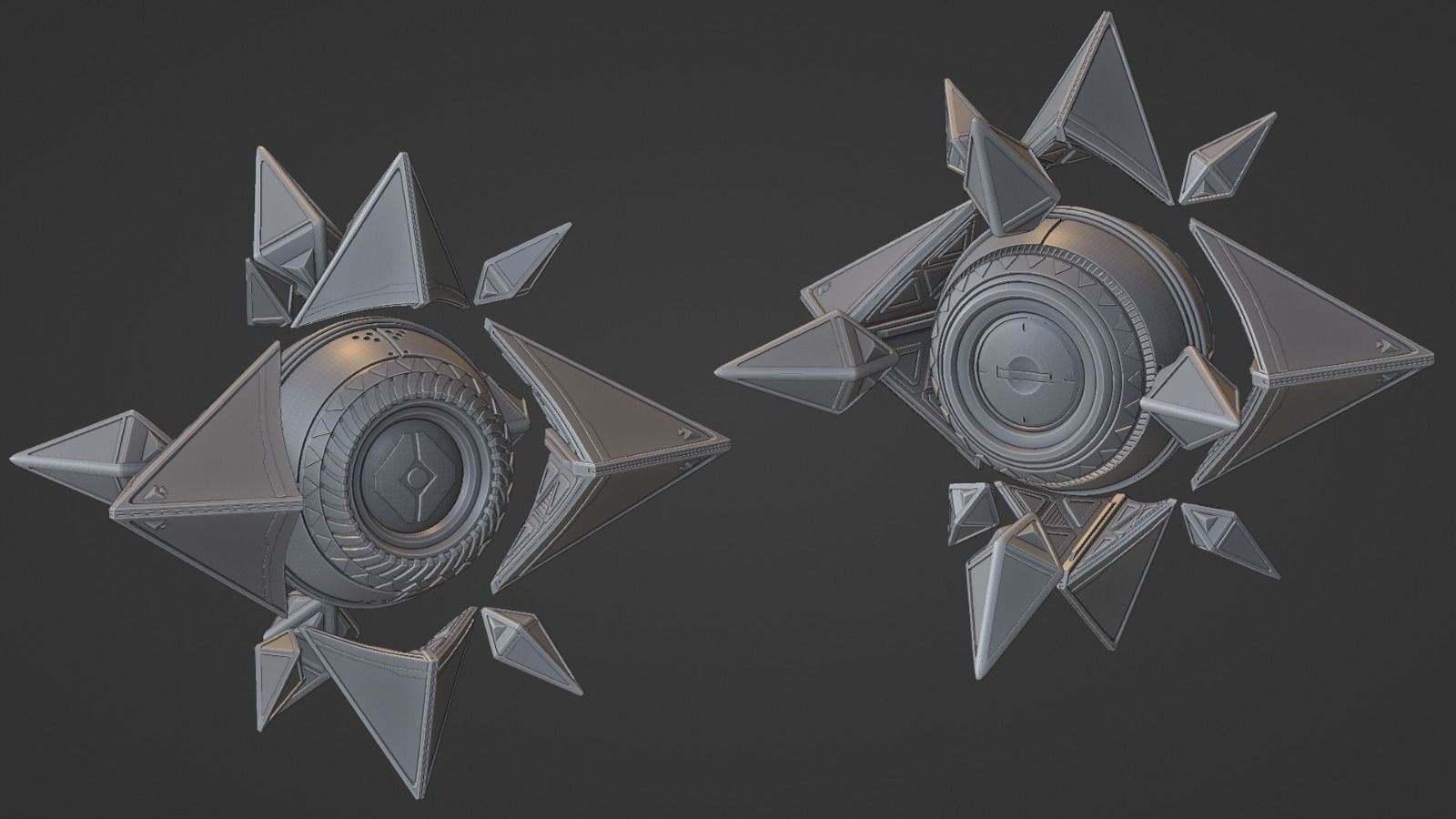 SAGIRAS SHELL GHOST DESTINY 2 EXOTIC SHELL 3D model 3D printable | CGTrader