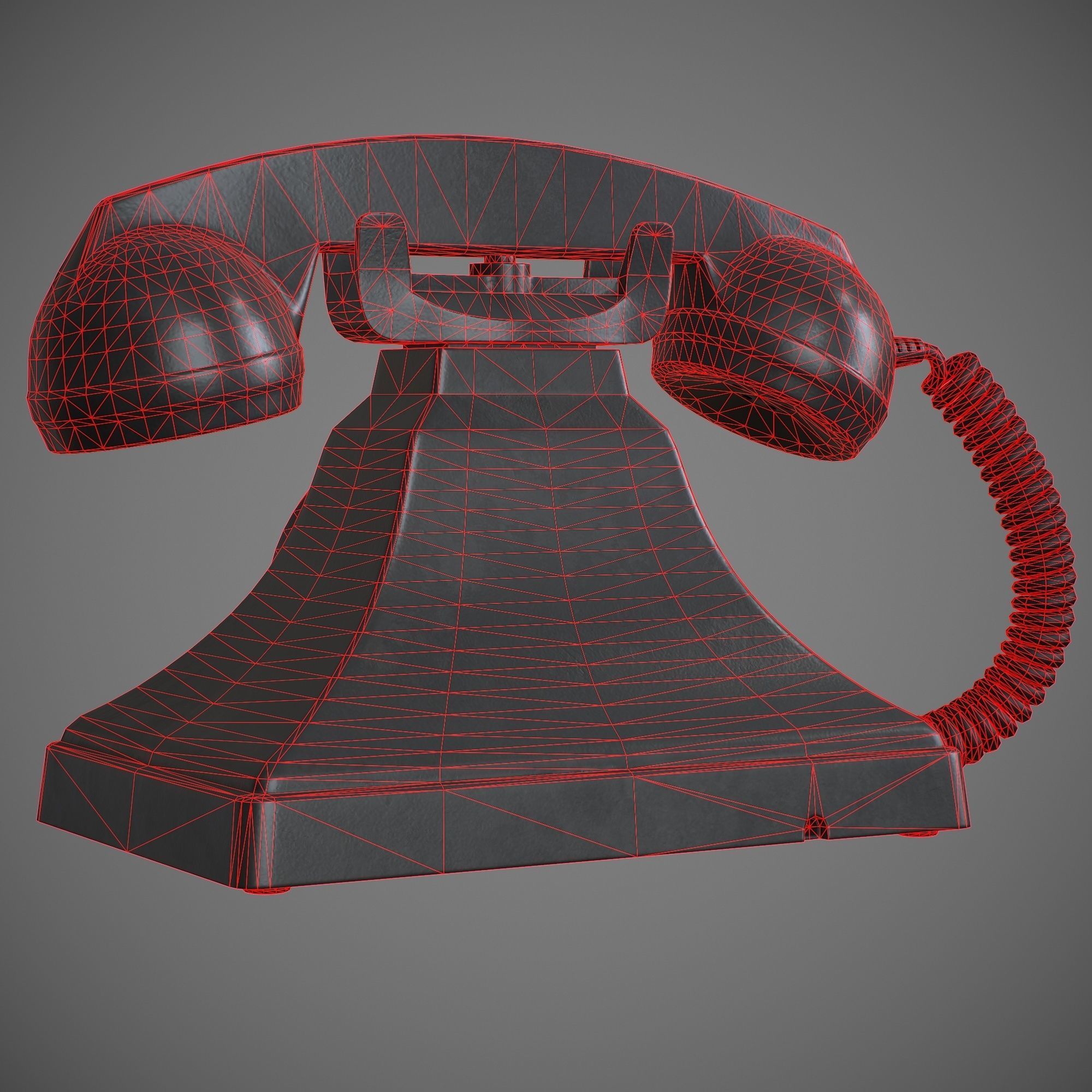 Telephone Vintage free VR / AR / low-poly 3D model | CGTrader