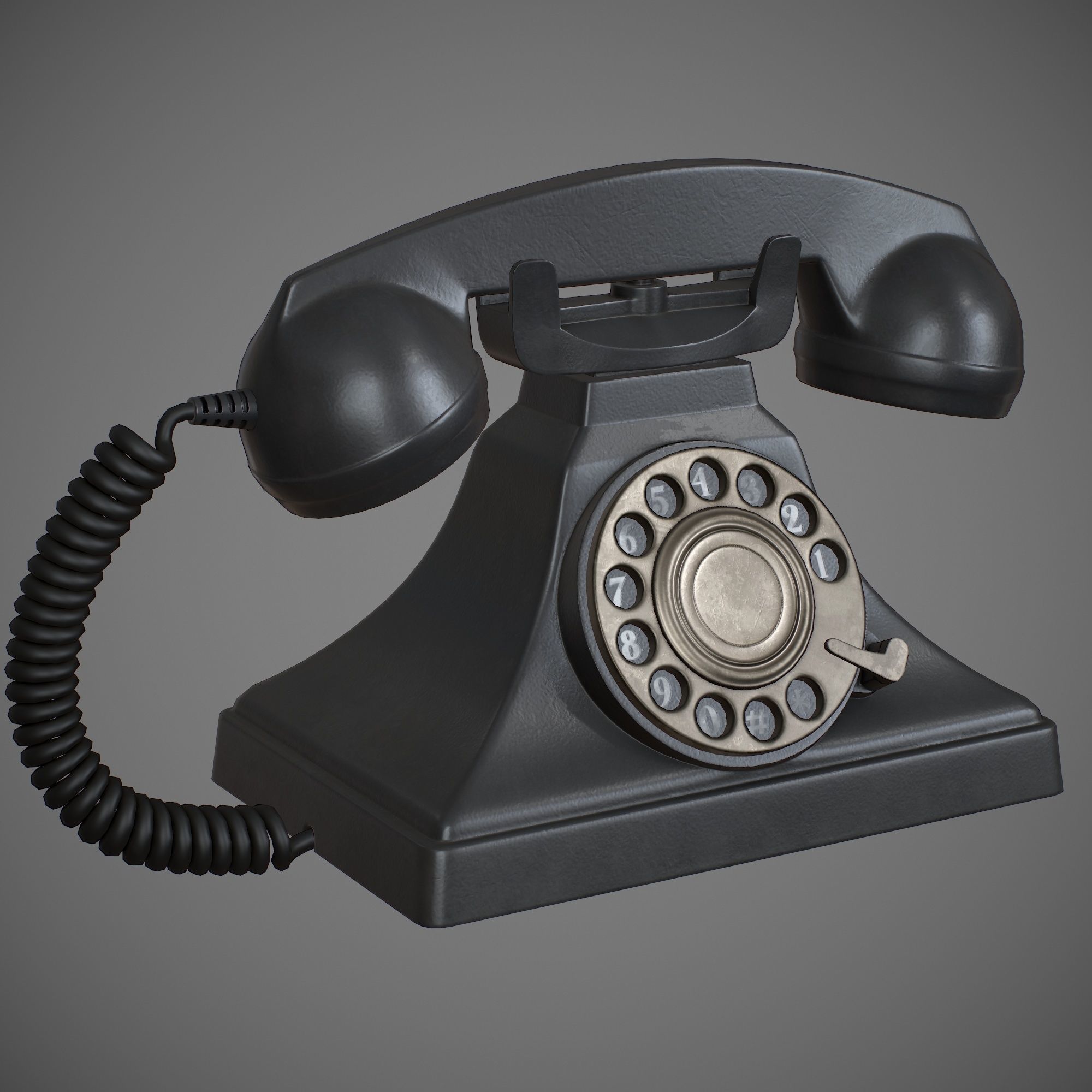 Telephone Vintage free VR / AR / low-poly 3D model | CGTrader