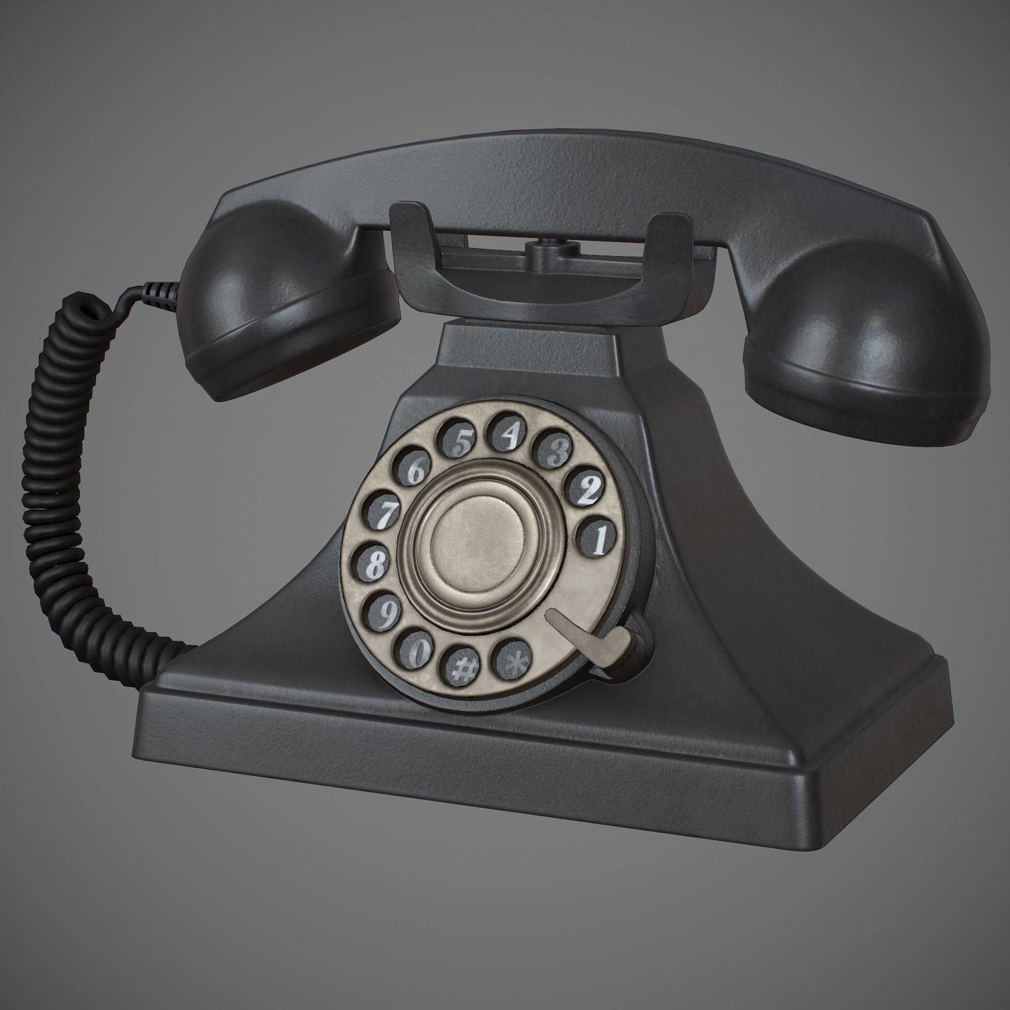 Telephone Vintage free VR / AR / low-poly 3D model | CGTrader