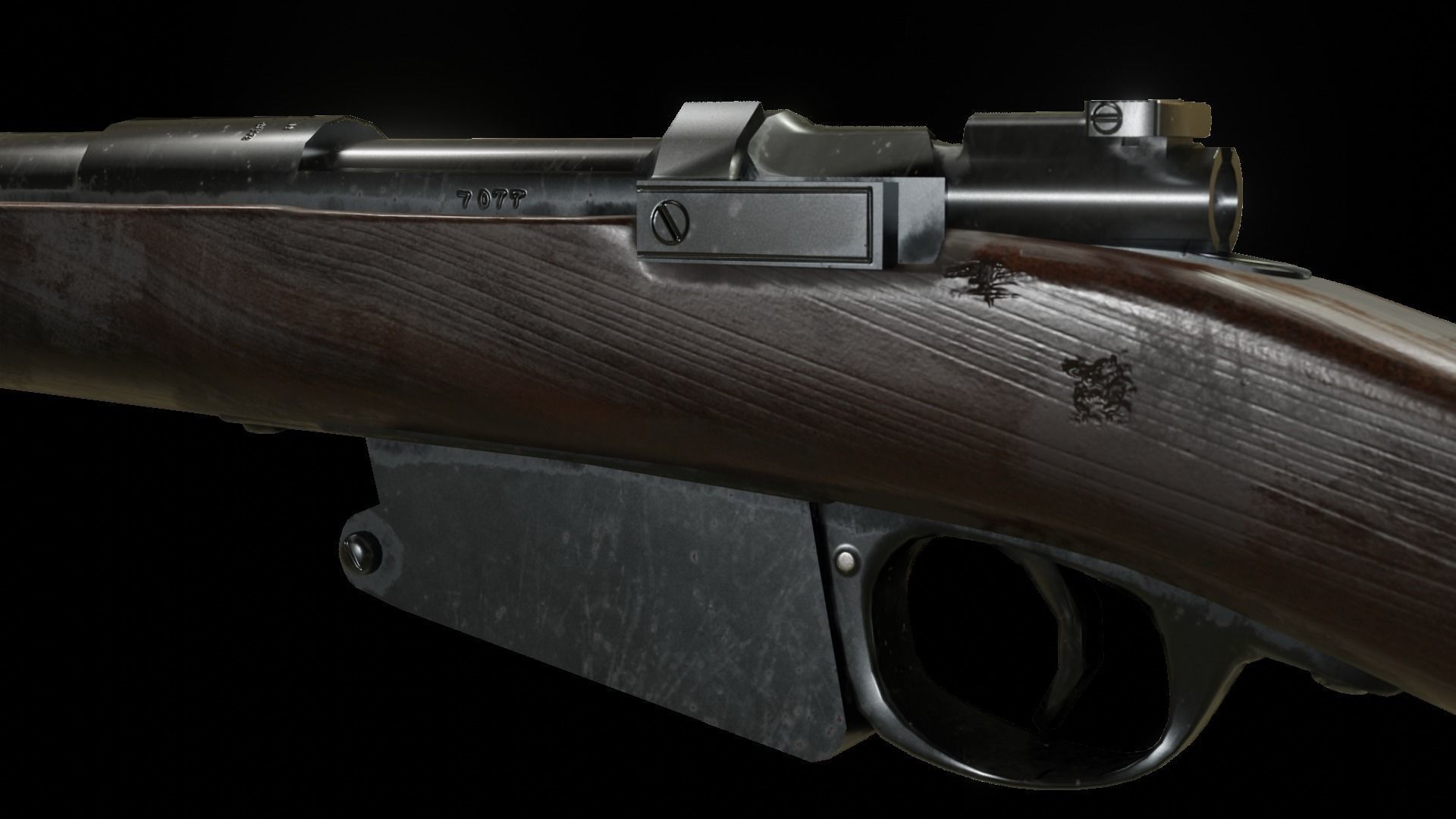 3D model Mauser model 1889 VR / AR / low-poly | CGTrader
