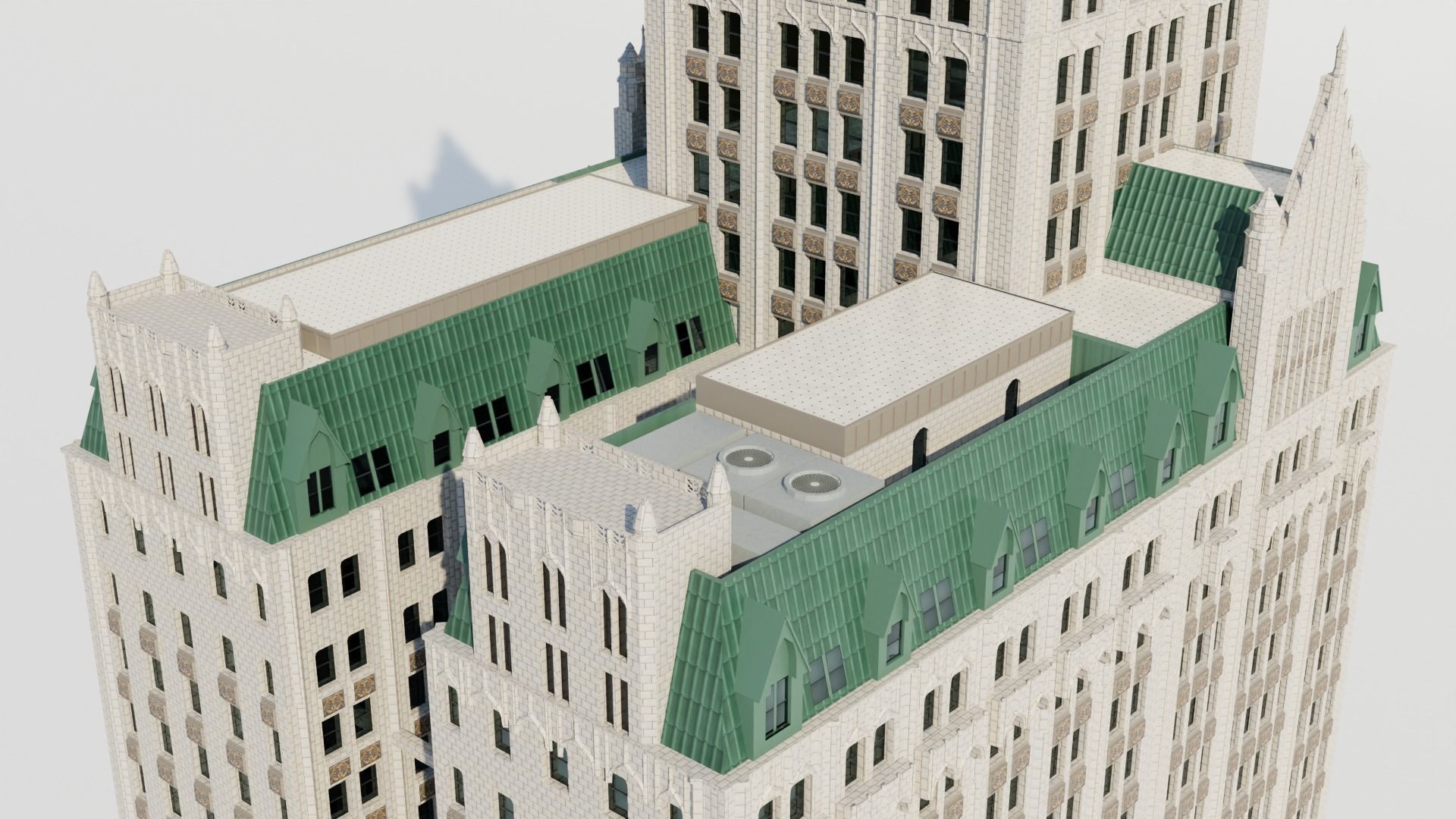 3D model NYC The Woolworth Building VR / AR / low-poly | CGTrader