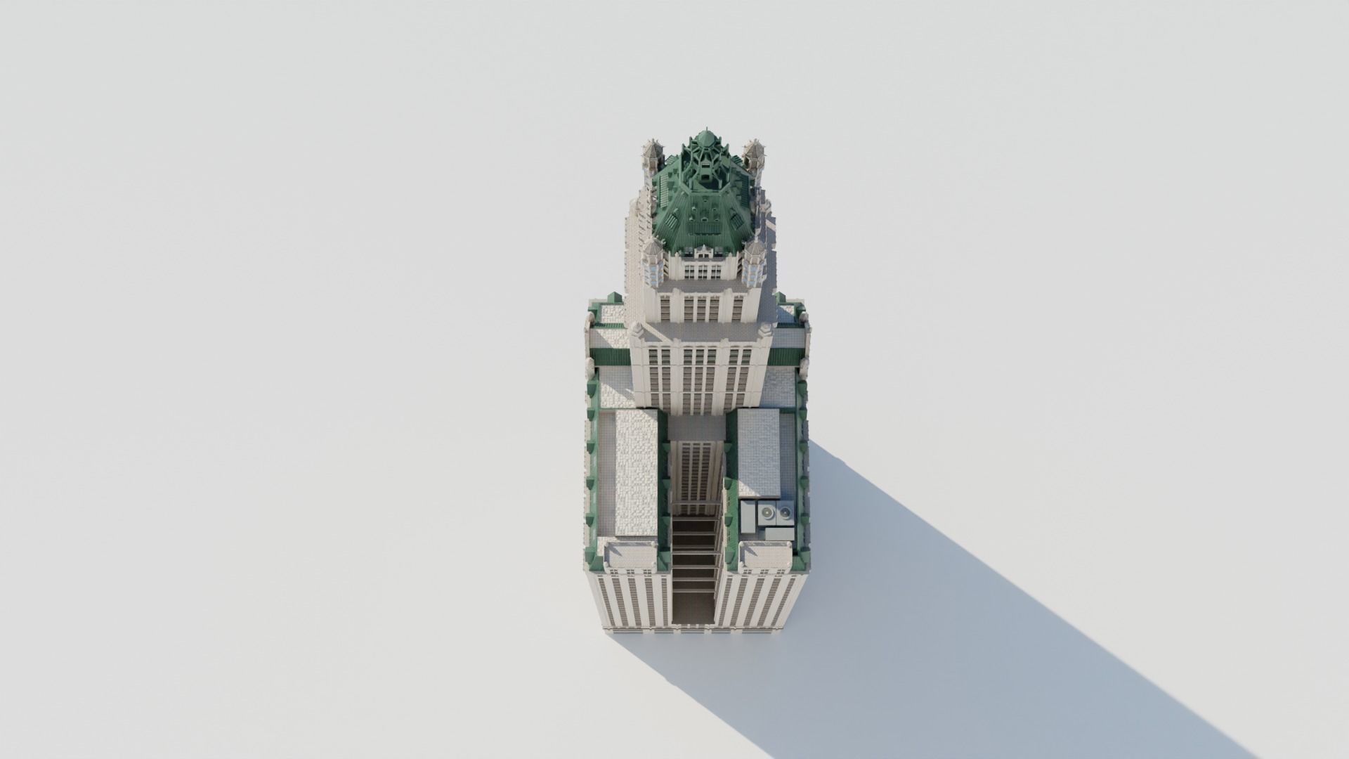 3D model NYC The Woolworth Building VR / AR / low-poly | CGTrader