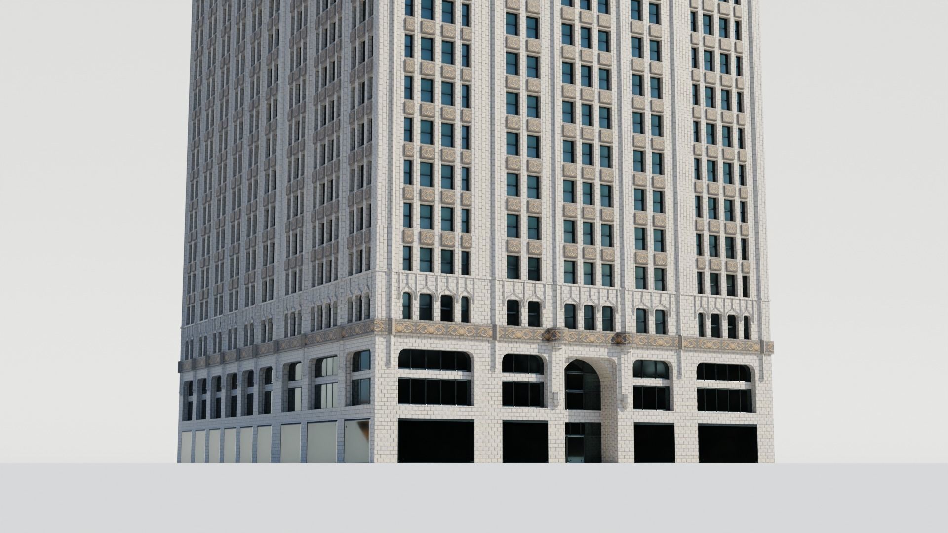 3D model NYC The Woolworth Building VR / AR / low-poly | CGTrader