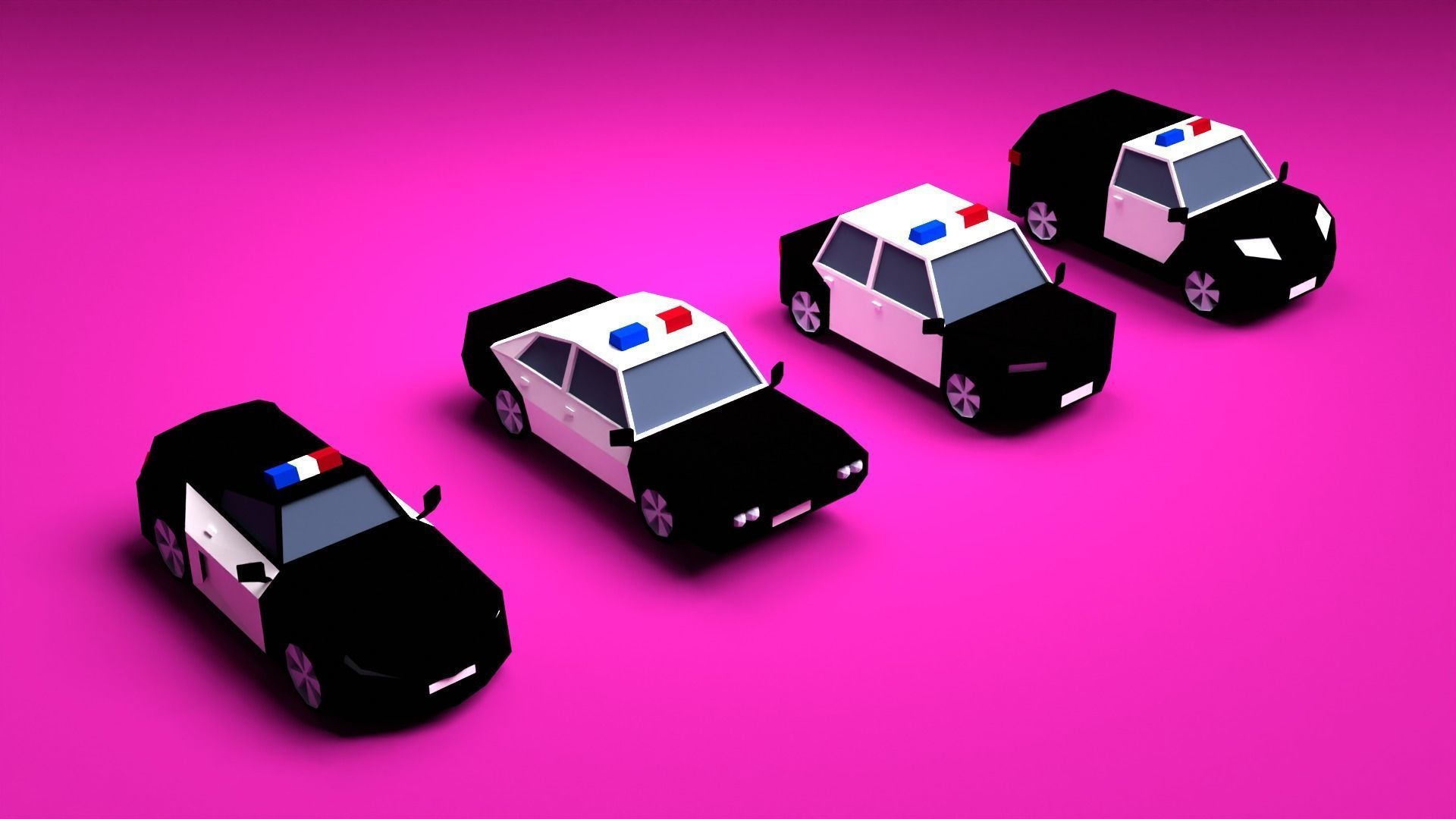 Free Low Poly Vehicles Pack free VR / AR / low-poly 3D model | CGTrader