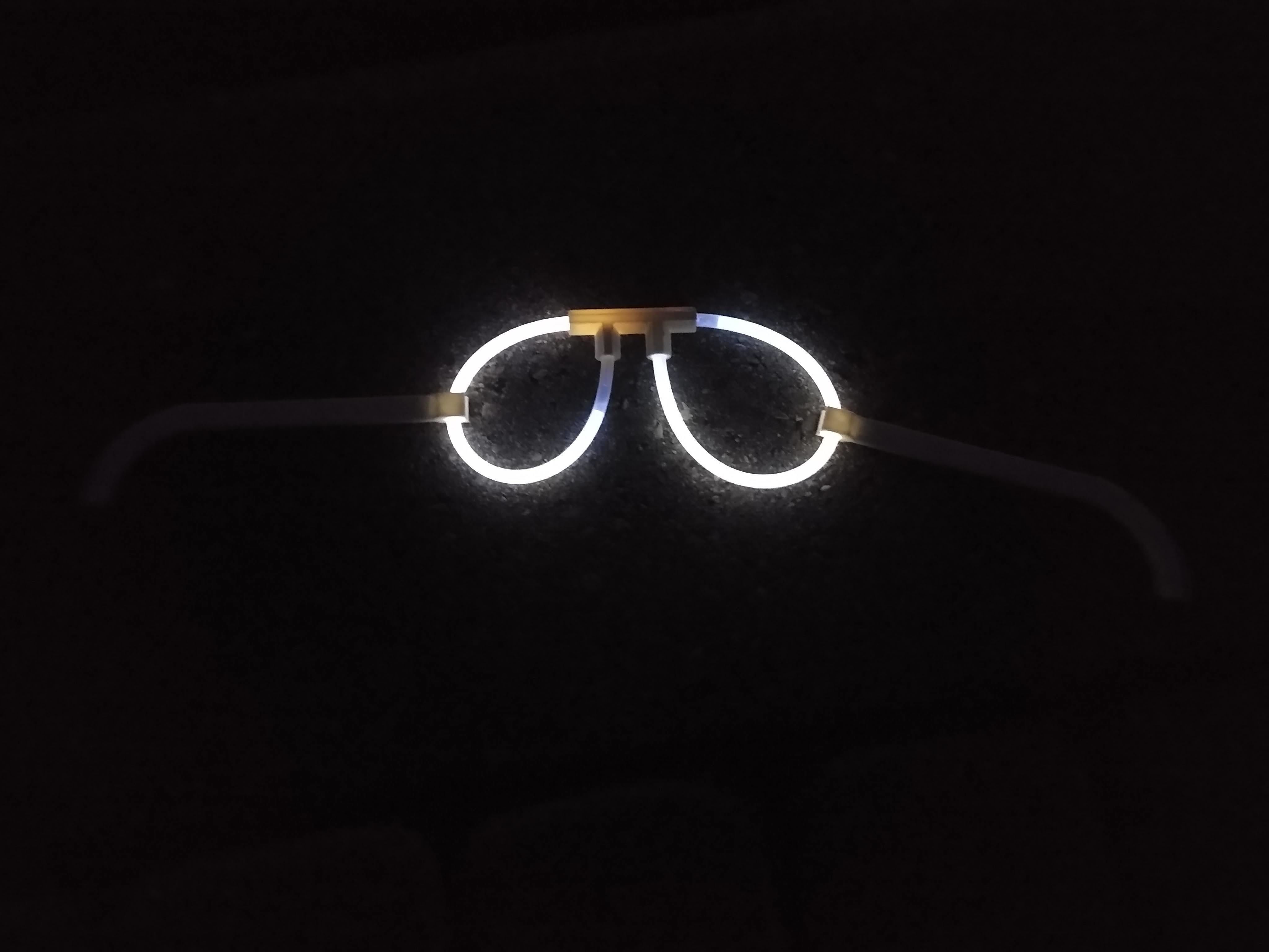Glow Stick Glasses Connectors 3D model 3D printable | CGTrader