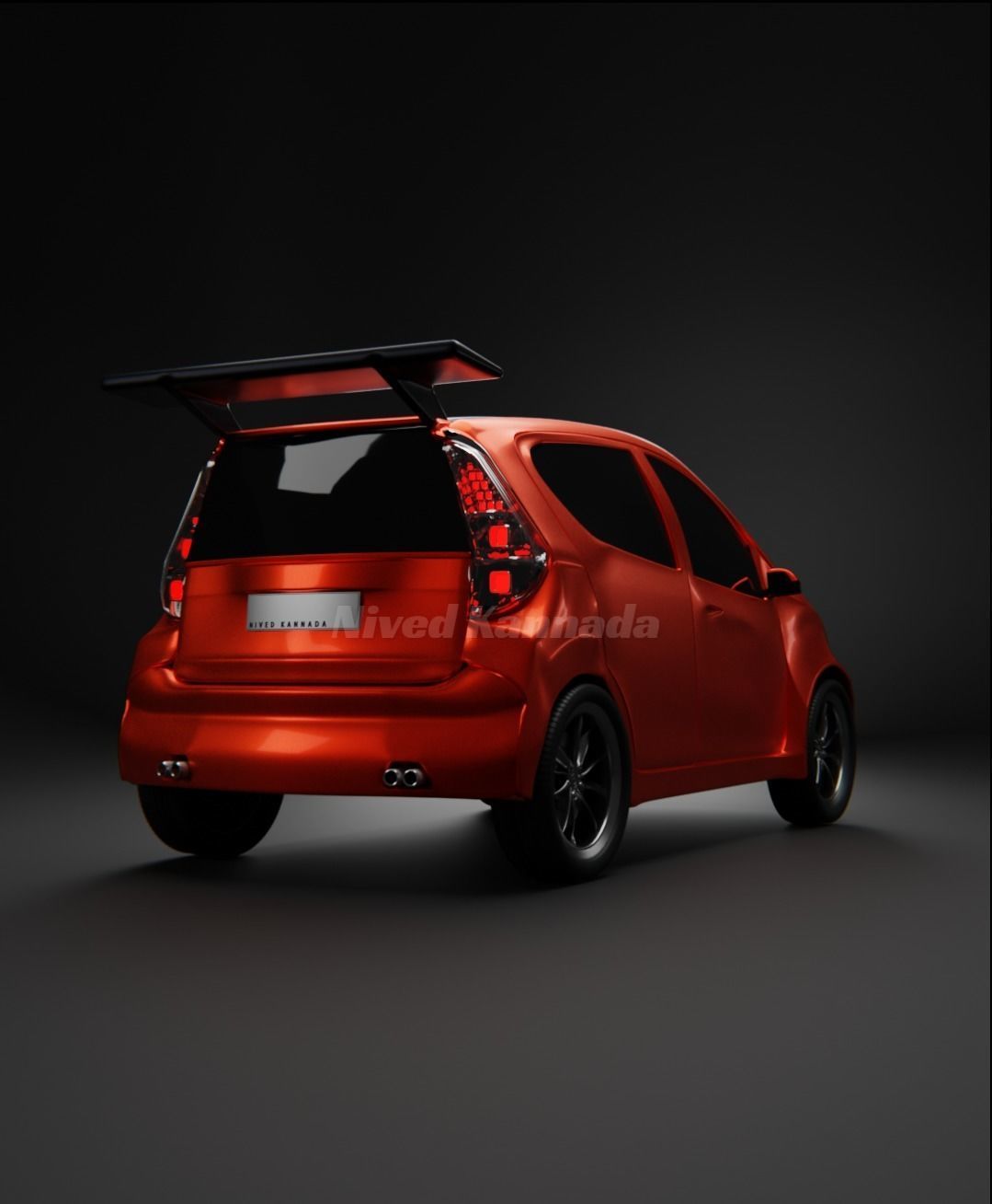 3D model Ritz Sport Edition Car Hatchback Rigged and Ready for ...