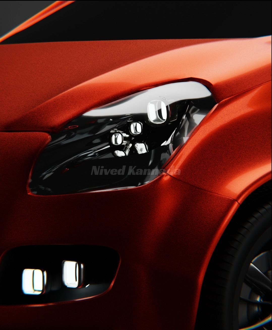 3D model Ritz Sport Edition Car Hatchback Rigged and Ready for ...