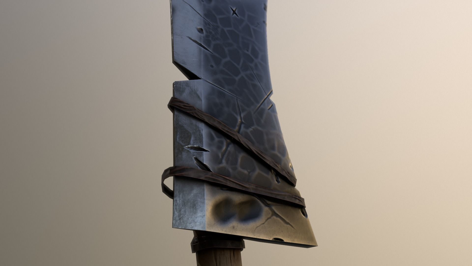 3D model Stylized Cleaver GameReady PBR VR / AR / low-poly | CGTrader