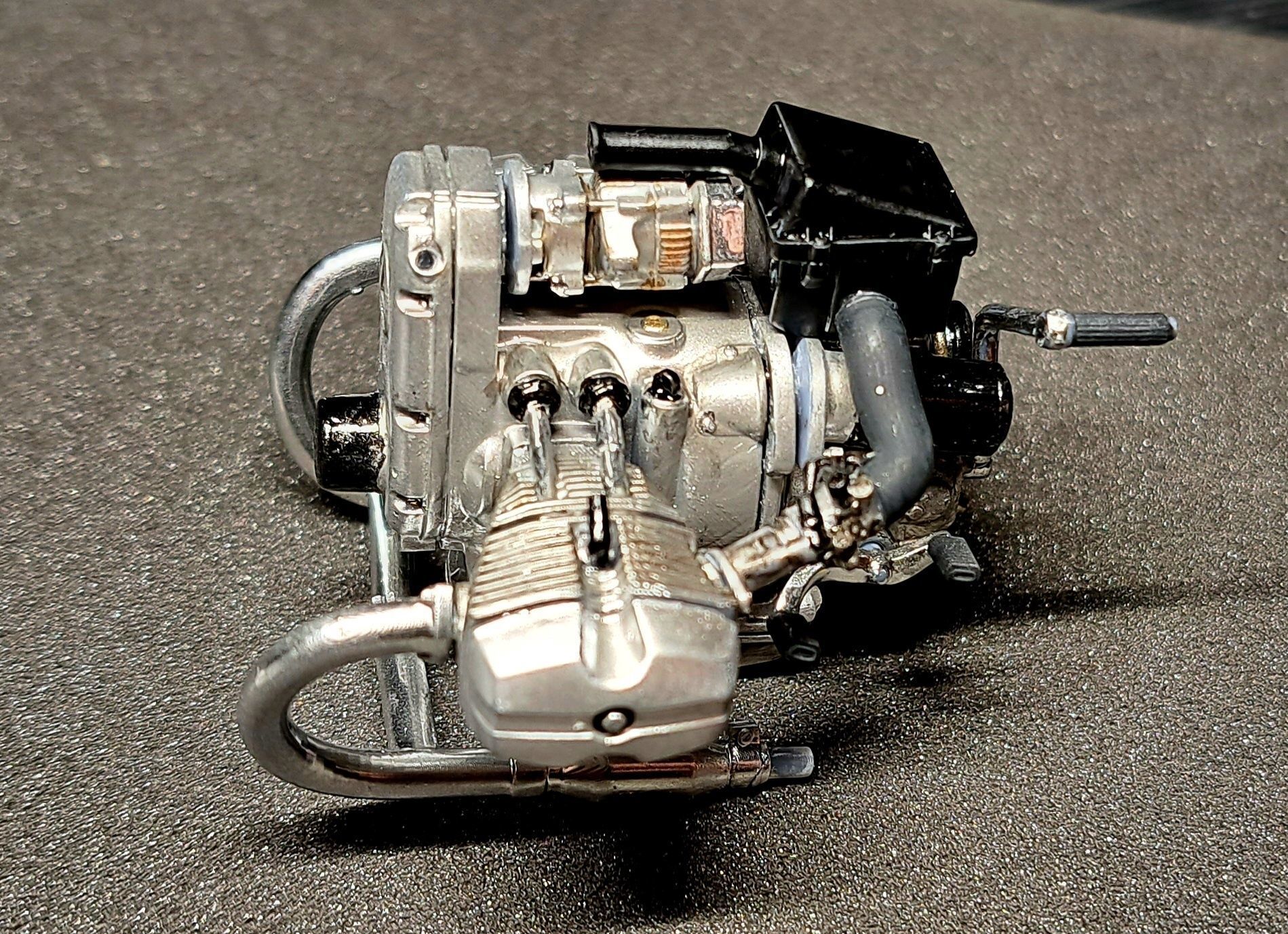 Engine of motorcycle Ural 12 scale free 3D model 3D printable | CGTrader